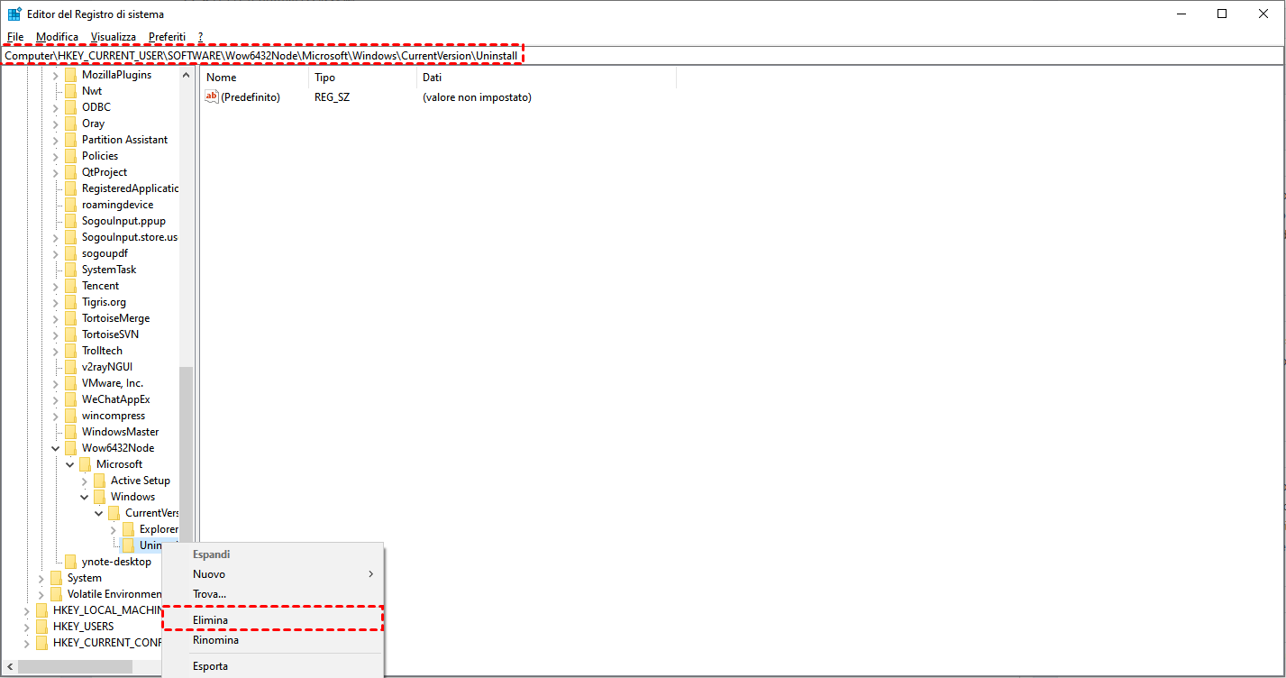 Installa e disinstalla AOMEI Backupper